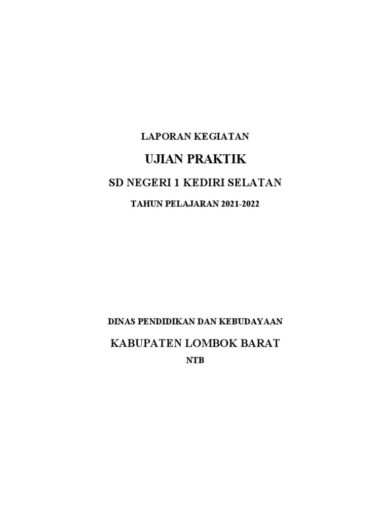 Arsip Contoh Laporan Us | PDF