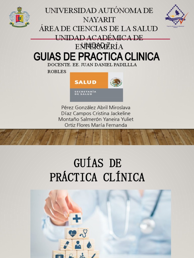 Guías de Práctica Clínica | PDF | Cuidado de la salud | Medicina