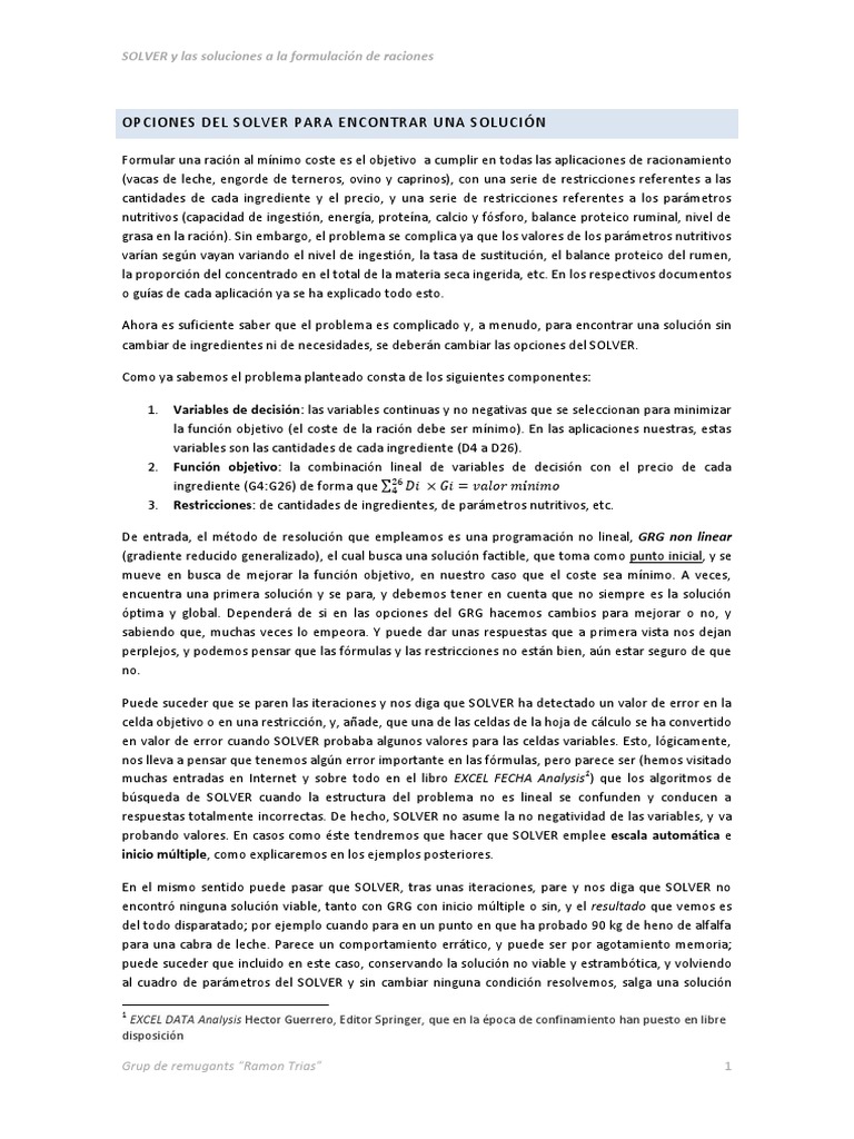 solver_y_la_formulacia_n | PDF | Función (Matemáticas) | Algoritmos