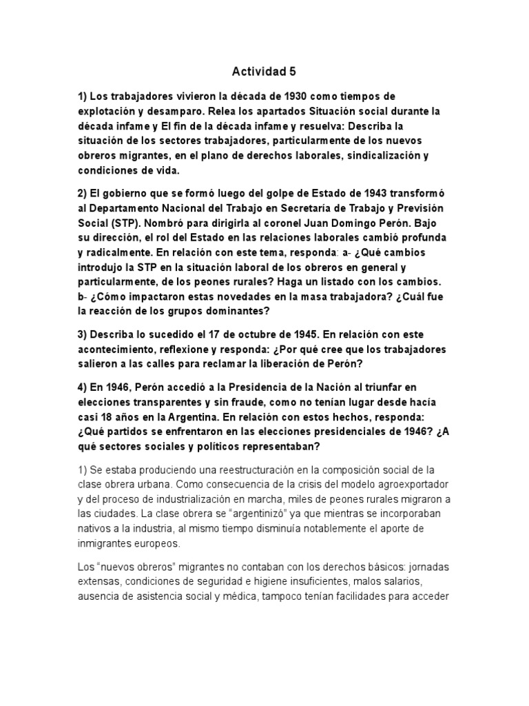 Historia - Actividad 5.rtf | PDF