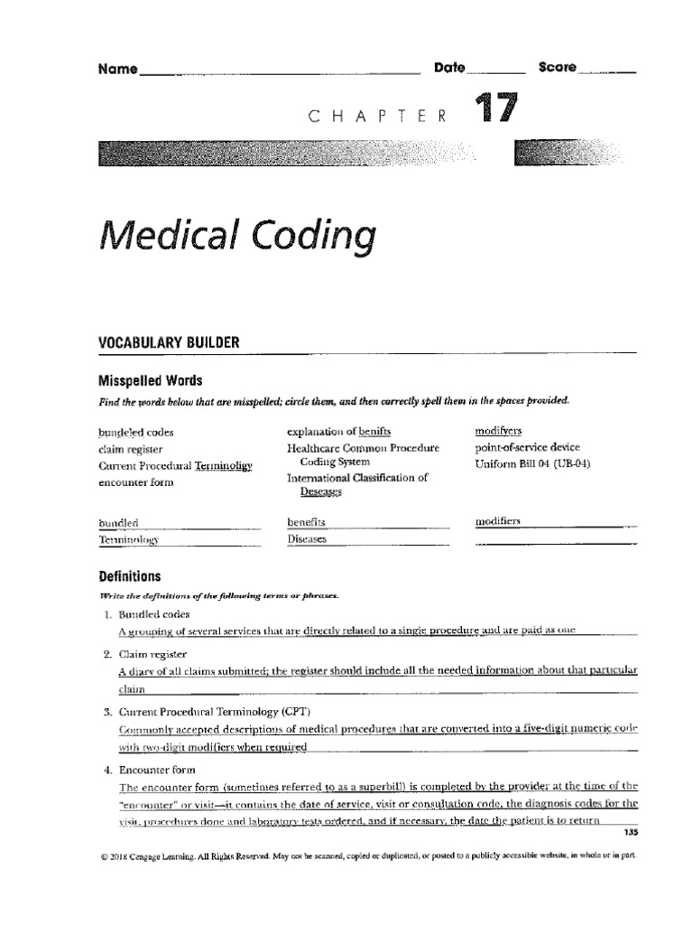 Ch 17 Workbook Answer Key Pdf Pdf