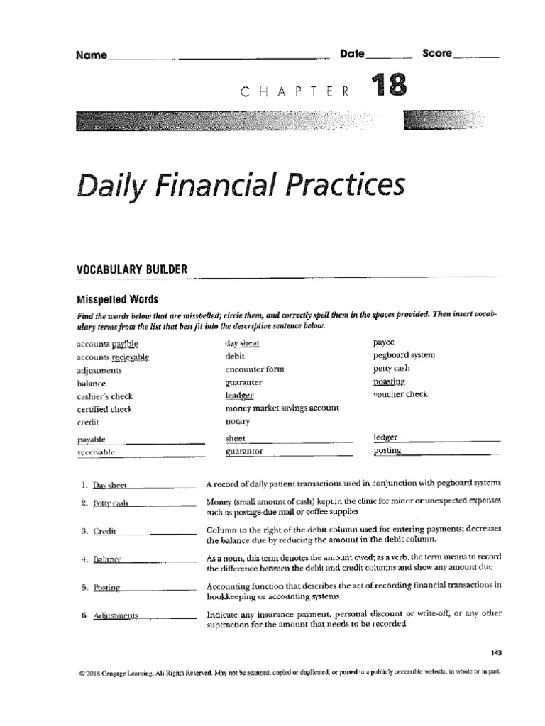 Ch 18 Workbook Answer Key Pdf Pdf