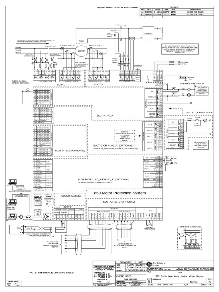869 motor protection.pdf | PDF