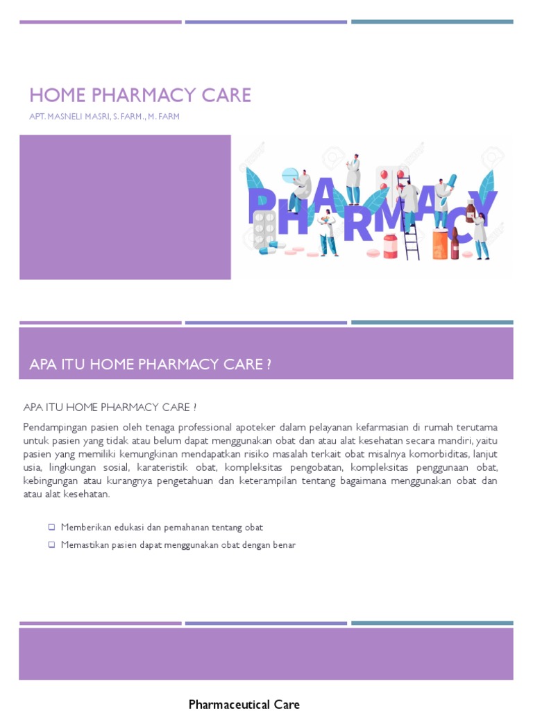 Home Pharmacy Care Pdf