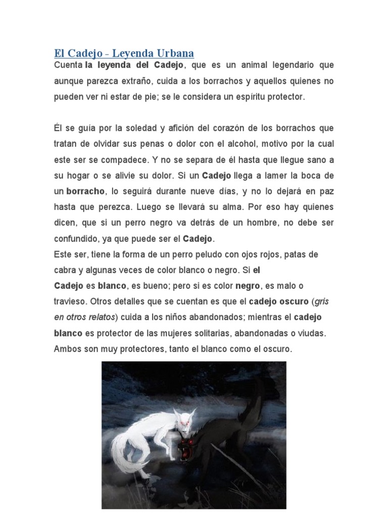El Cadejo | PDF
