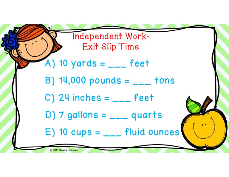 Measurement Conversion Practice Worksheet | PDF