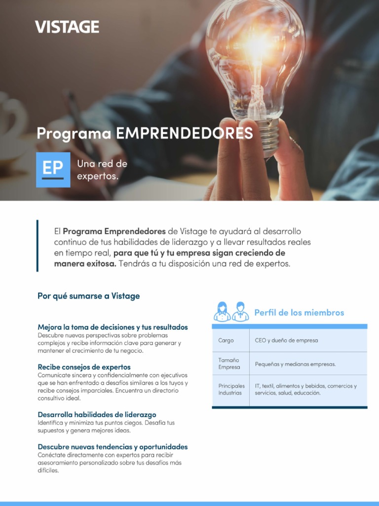 EMPRENDEDORES-2022 Vistage PDF | PDF