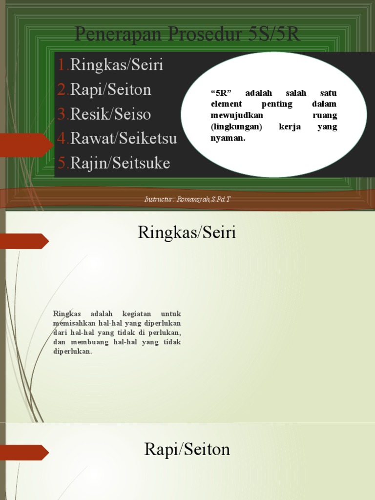 Penerapan Prosedur 5S.pptx | PDF