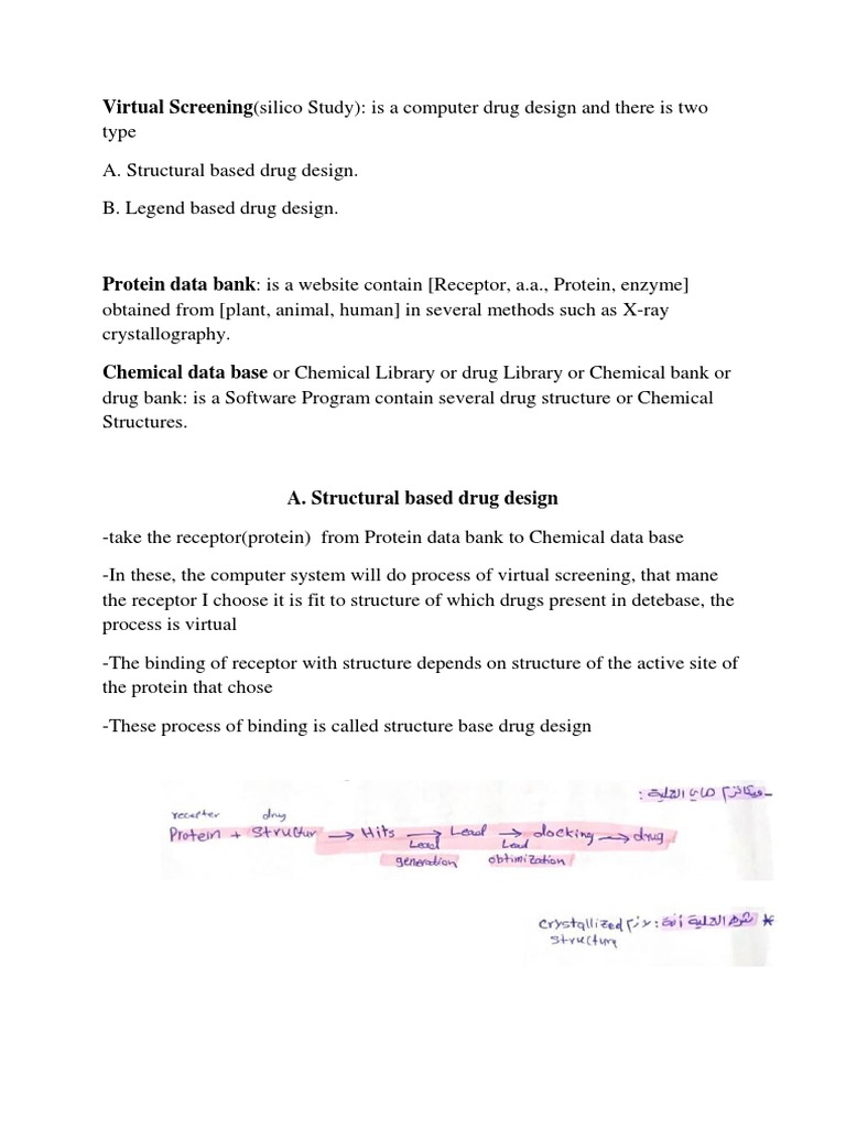 Structural Based Drug Design & Legend Based Drug Design | PDF