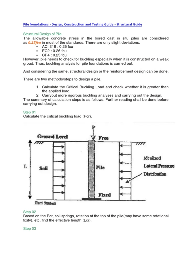 Structural Guide Pile Foundations PDF | PDF