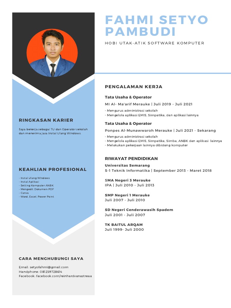 CV Fahmi Setyo Pambudi | PDF
