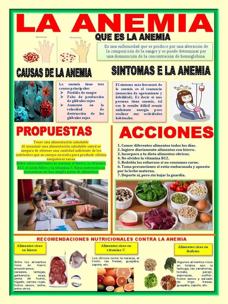 Afiche Anemia | PDF