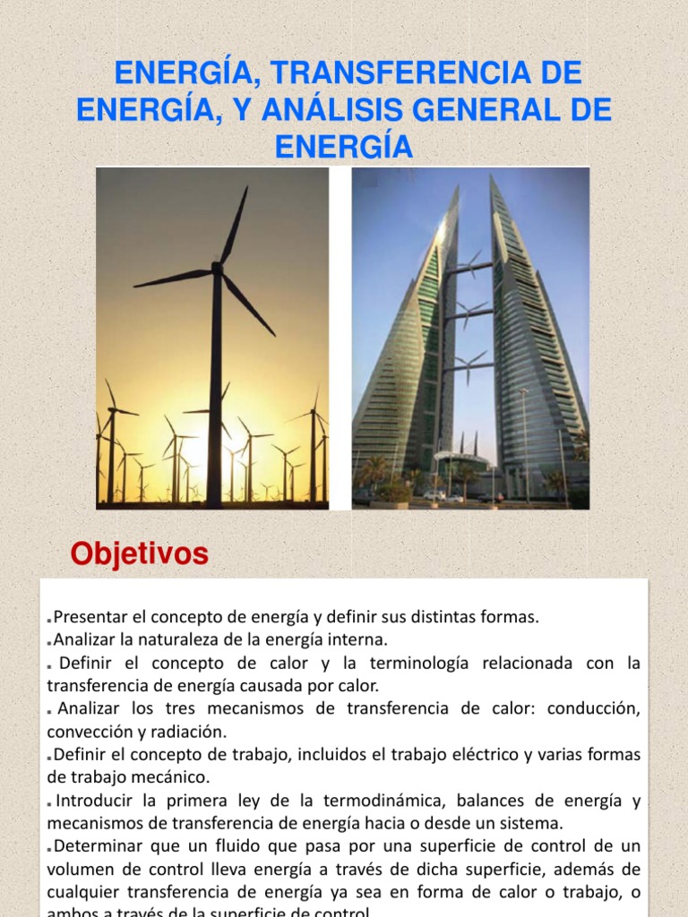Energía y Transferencia de Energía PDF | PDF