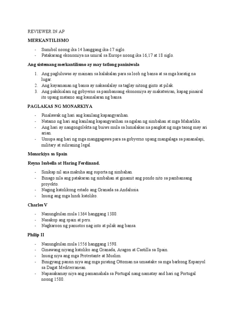 Merkantilismo | PDF