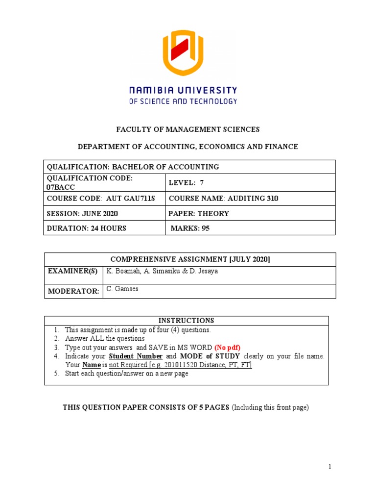 Semester 1 Paper I Pdf