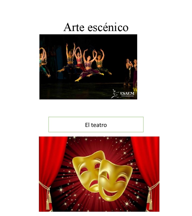 Introducción al Teatro en el Arte Escénico | PDF | Arte