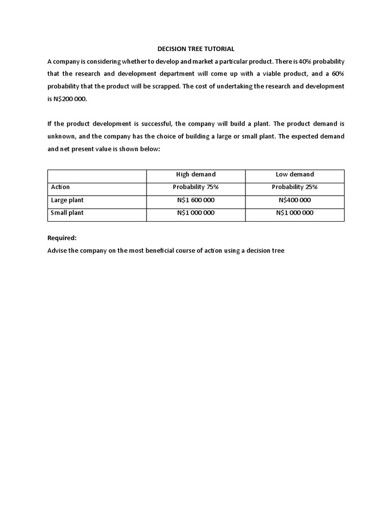 Decision Tree Tutorial | PDF