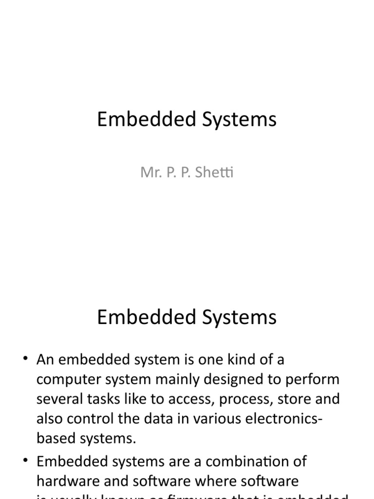 Embedded Systems | PDF | Art | Technology & Engineering