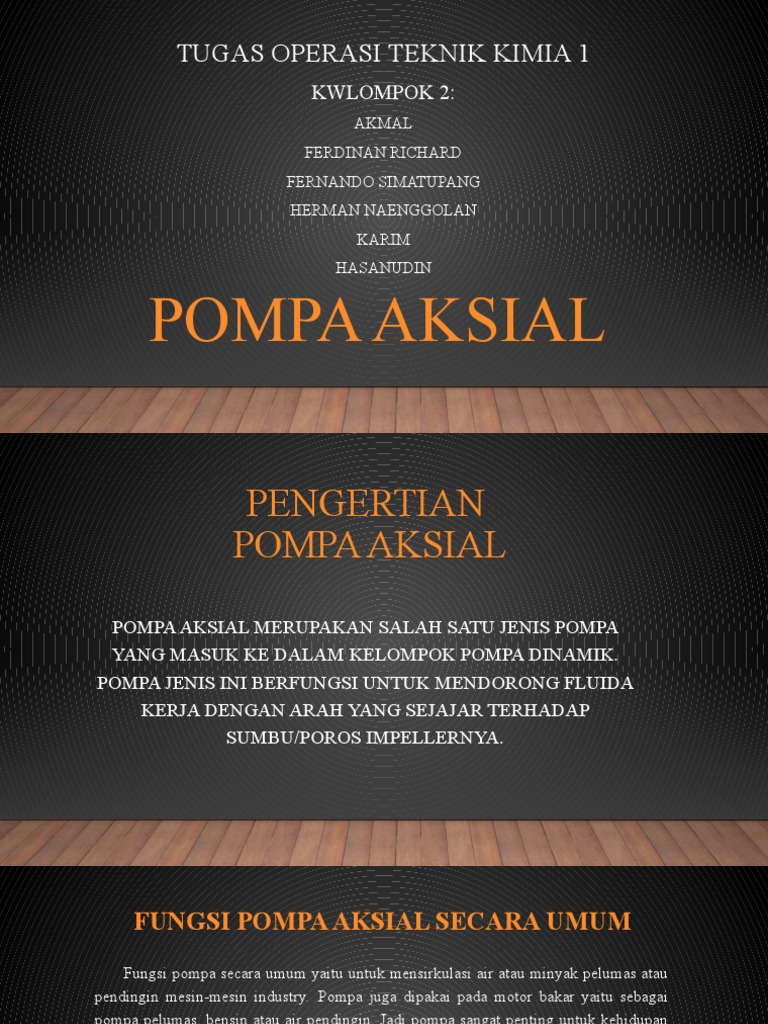 Pompa Aksial (Otk Kel.2) | PDF