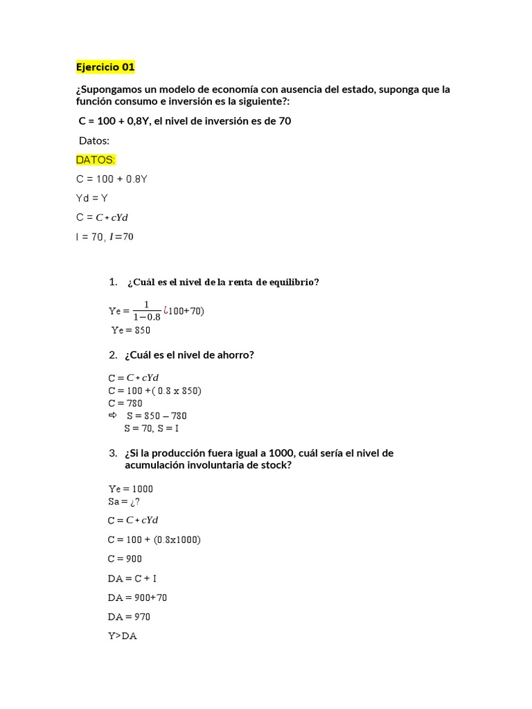 Ejercicio 01 - pc2 MACRO | PDF