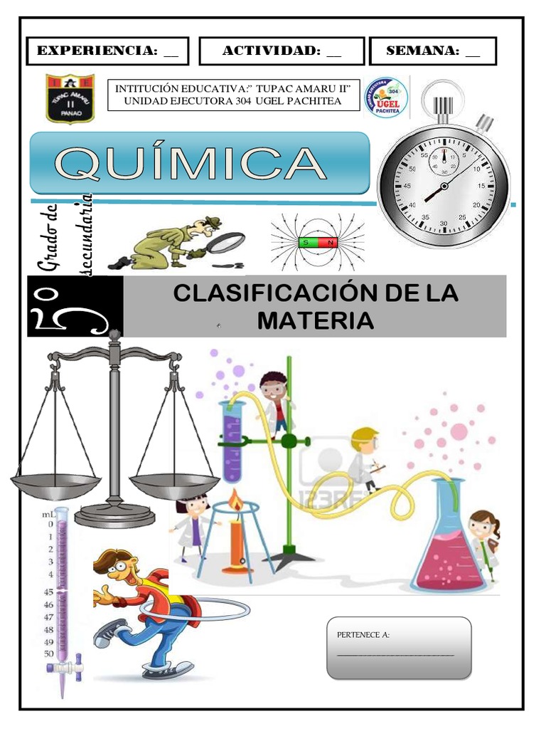 Clasificacion de La Materia PDF | PDF | Mezcla | Física