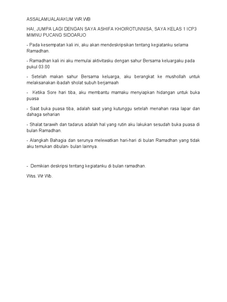 Makanan Kesukaanku | PDF Makanan Kesukaanku | PDF