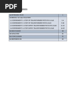 Stepup and Stepdown Transformers in Proteus IDE | PDF