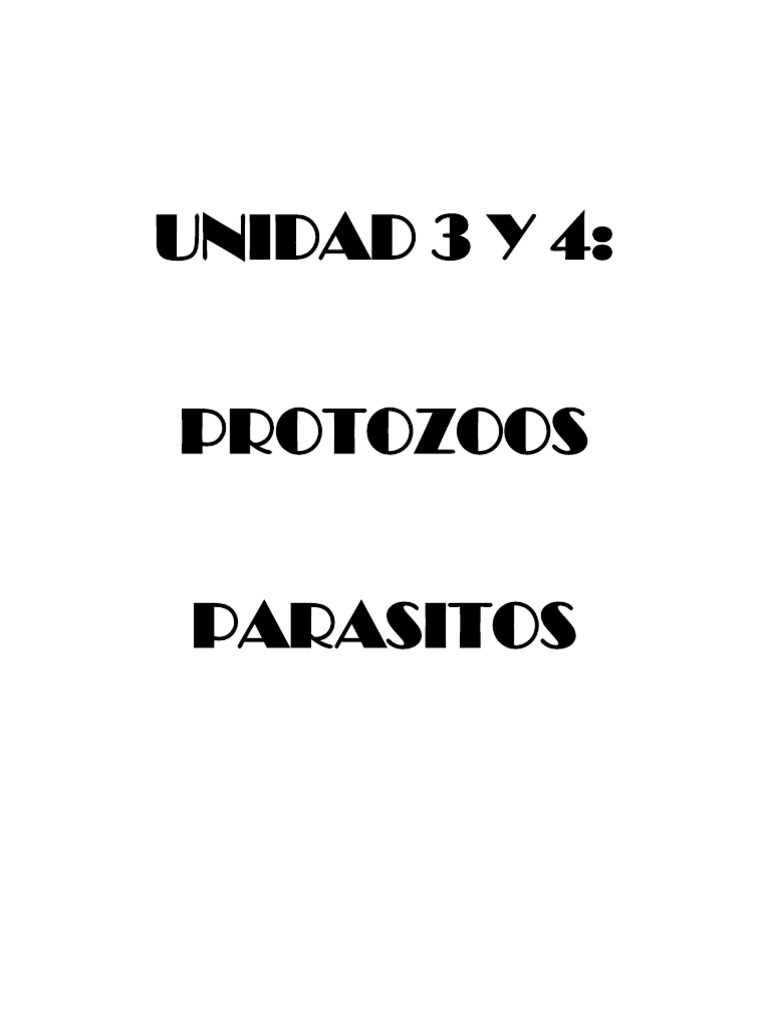Unidad 3 y 4 | PDF | Malaria | Plasmodium Unidad 3 y 4 | PDF | Malaria | Plasmodium