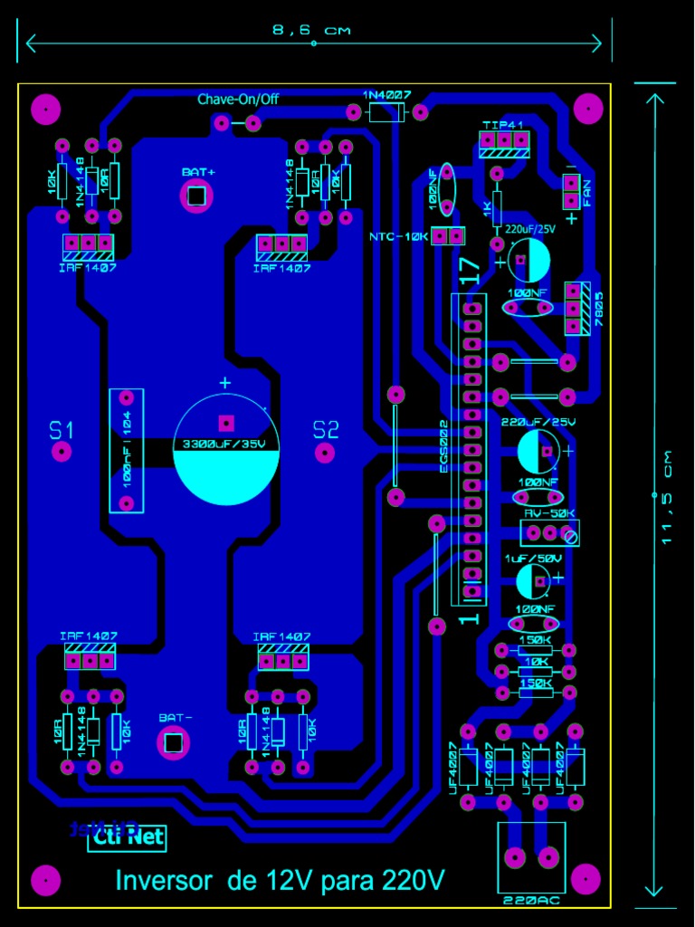 Esquema Inversor 200W PDF | PDF