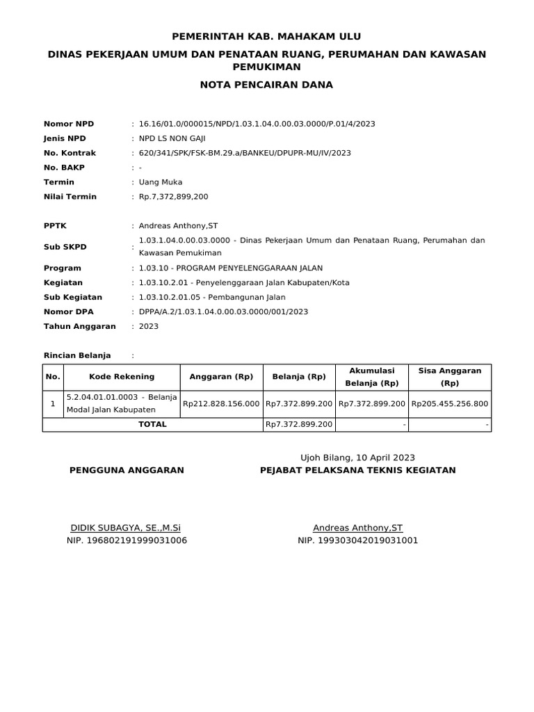 Laporan NPD PDF | PDF