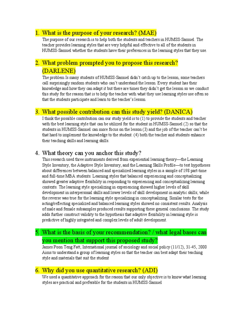 Adapting Teaching to Student Learning Styles | PDF | Learning Styles ...
