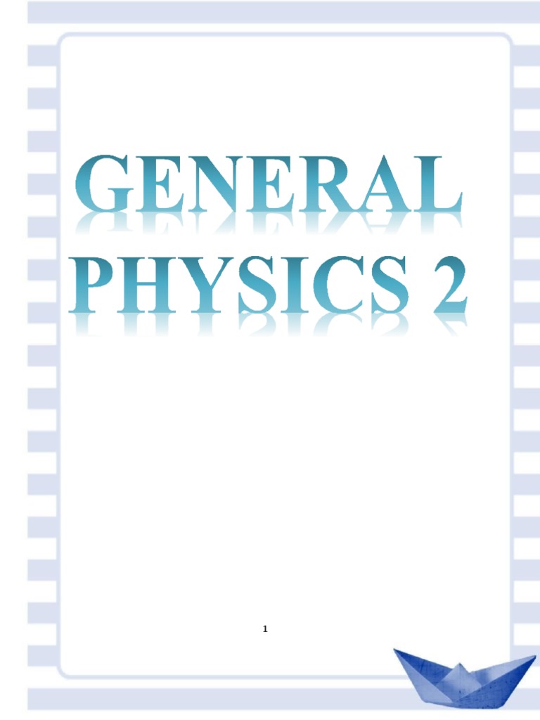 General Physics 2 Lessons | PDF | Buoyancy | Pressure