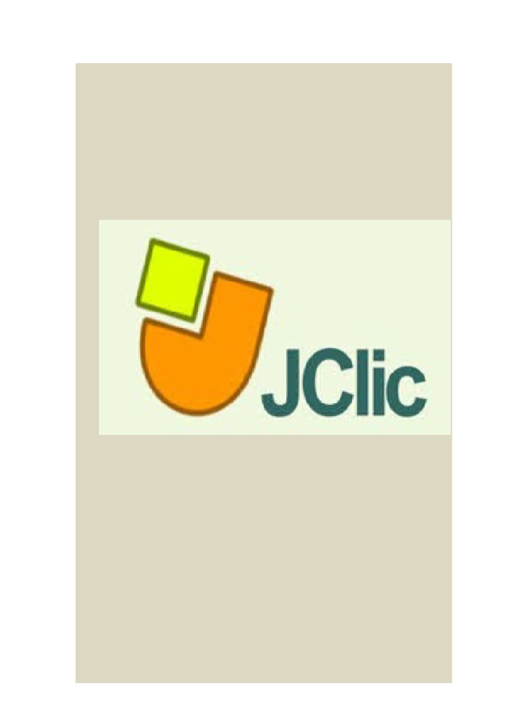 Manual Instructivo Jclic | PDF | Point and Click | Ventana (informática)