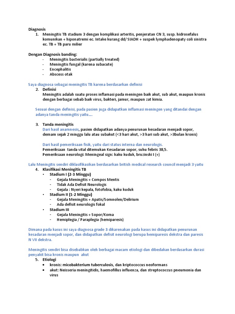 CRS Meningitis TB PDF | PDF