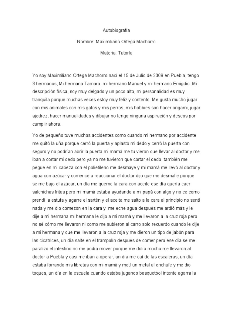 Autobiografia | PDF