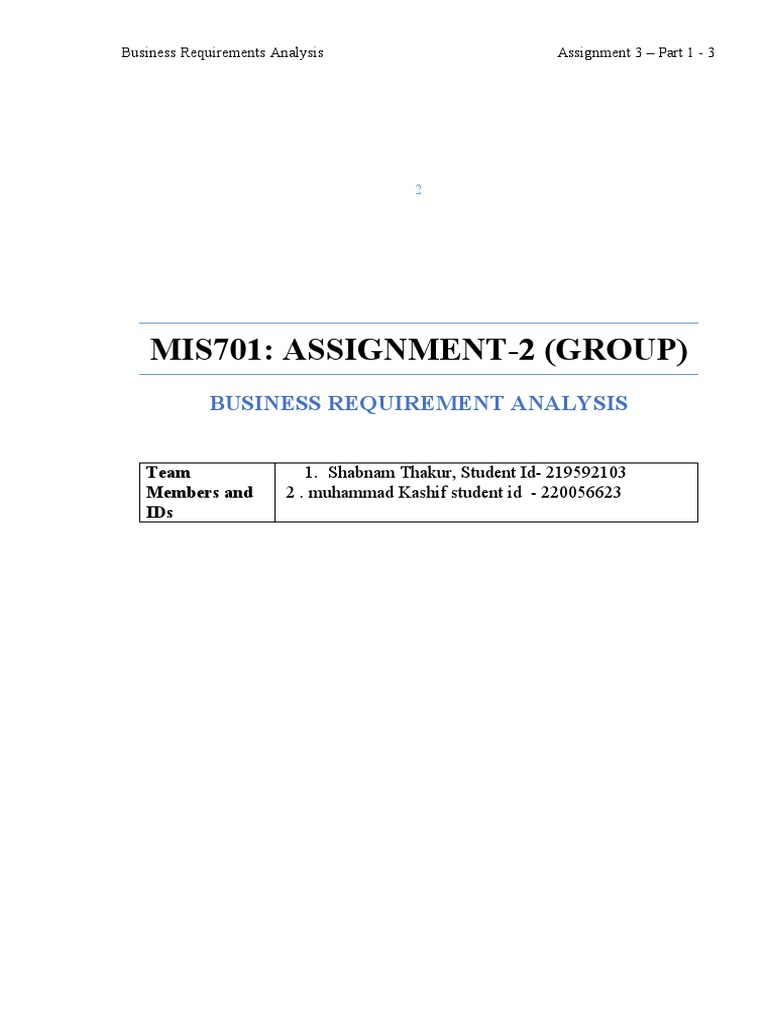 A3 P1-P3 - Final - Group11 | PDF