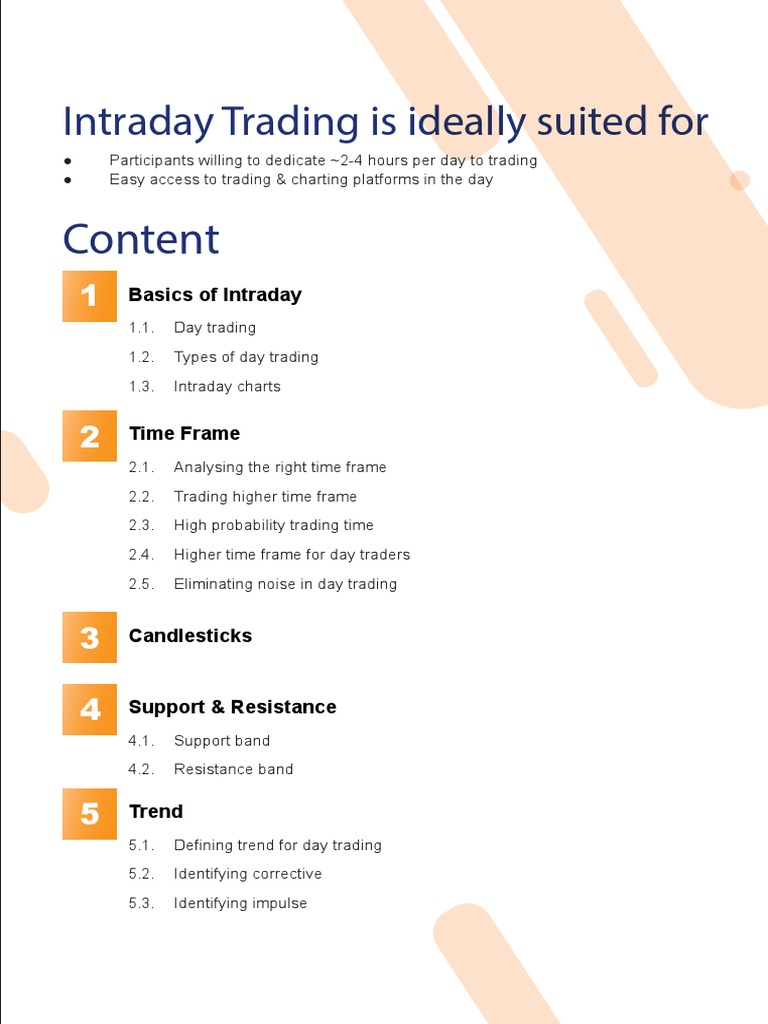 Intraday Trading Course Outline | PDF