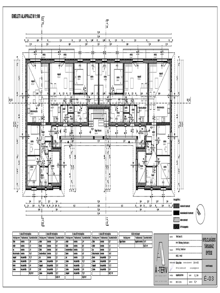 É-03 Emeleti Alaprajz-Jav 12-20 PDF | PDF