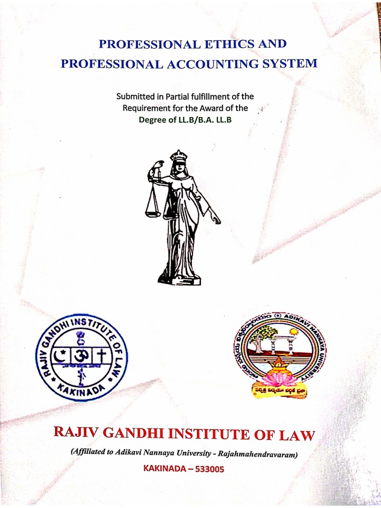 Sem 6 - Vidya Prof Ethics PDF | PDF