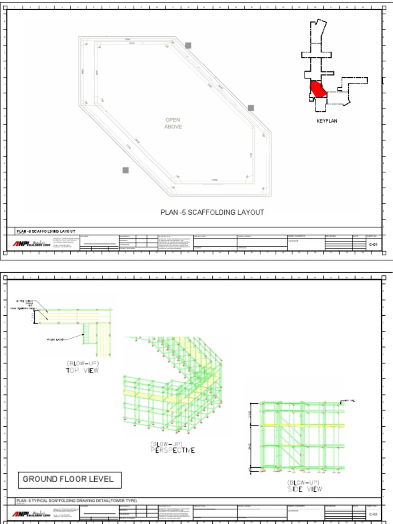 Plan 5 Scaffolding Layout Pdf