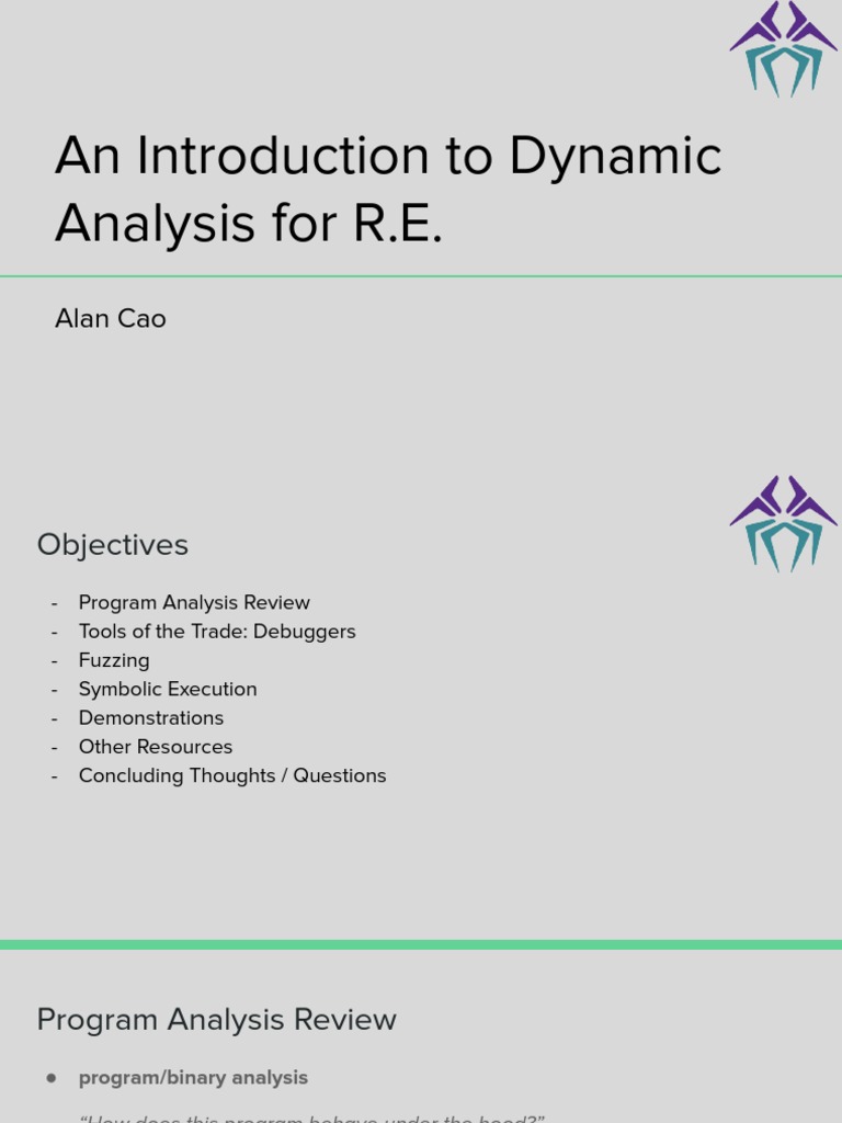 An Introduction To Dynamic Analysis For R.E. (2020) PDF | PDF ...