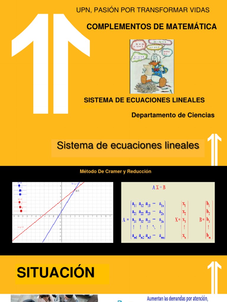 PPT_MÓDULO 7.pdf | PDF | Sistema de ecuaciones lineales | Determinante