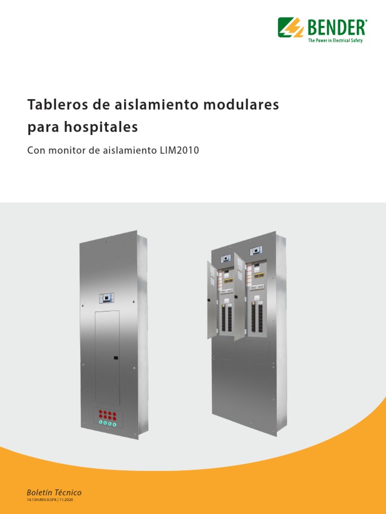 Tableros de Aislamiento Bender PDF | PDF