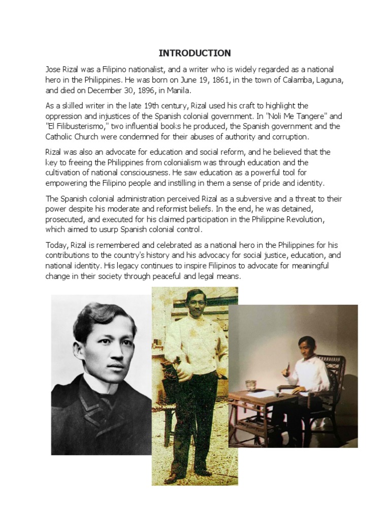 Jose Rizal: Legacy of a National Hero | PDF | Social Science