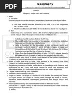 Class 9 Geography Chapter 1 Notes | PDF