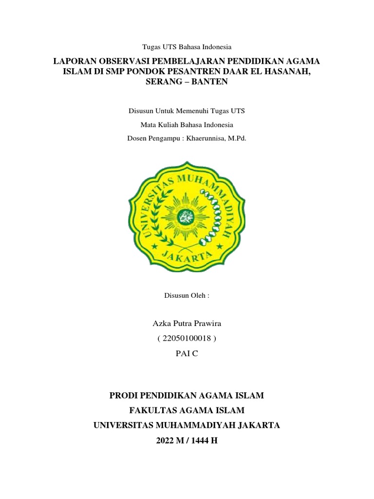 Makalah Observasi | PDF