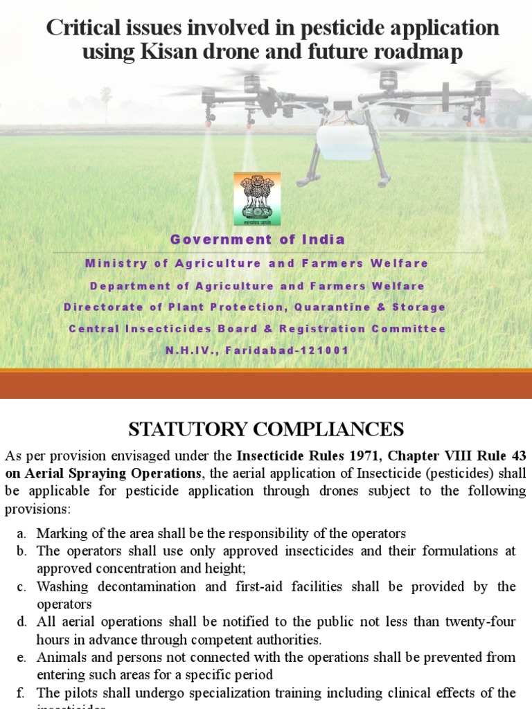6.Drone-PPT CIB&RC | PDF | Pesticide | Unmanned Aerial Vehicle