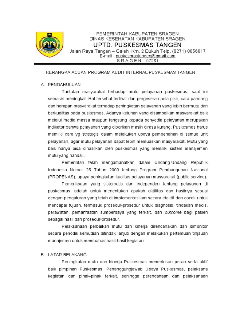 KAP Audit Internal | PDF