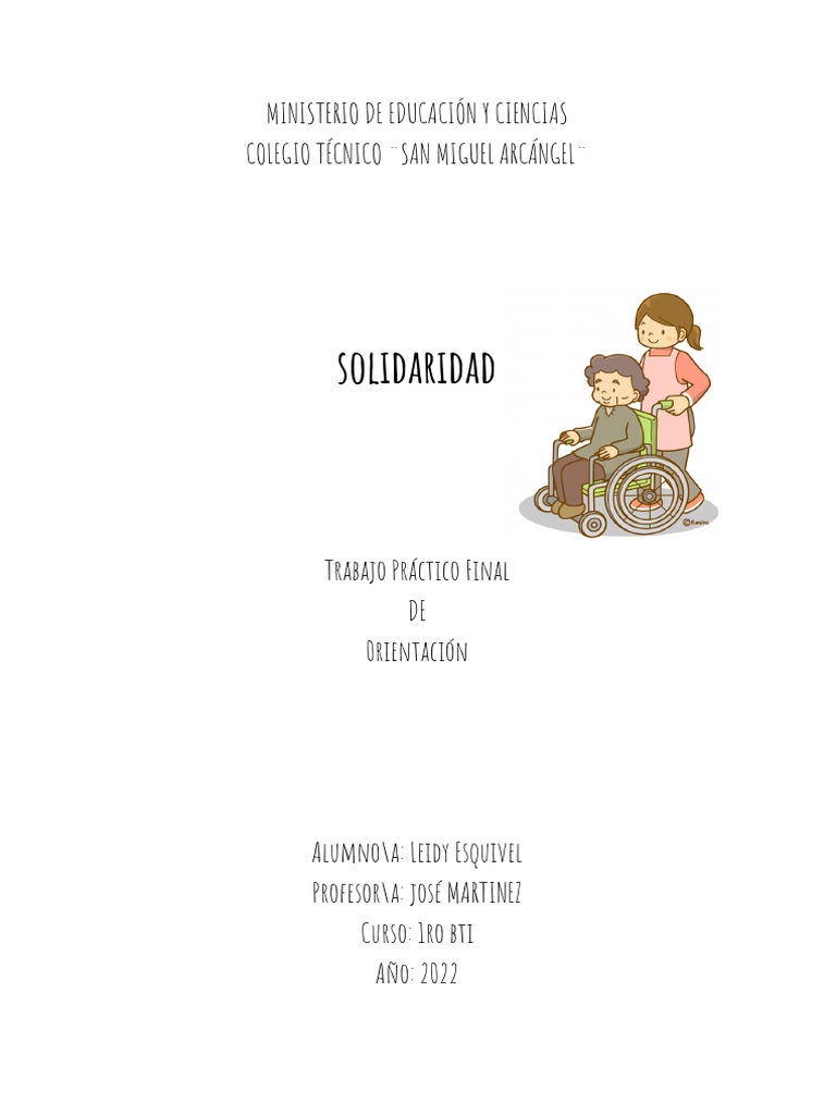 La Importancia De La Solidaridad Un Análisis Del Concepto Desde