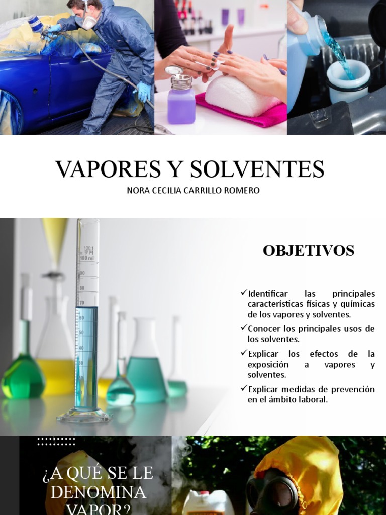 Efectos y características de solventes | PDF